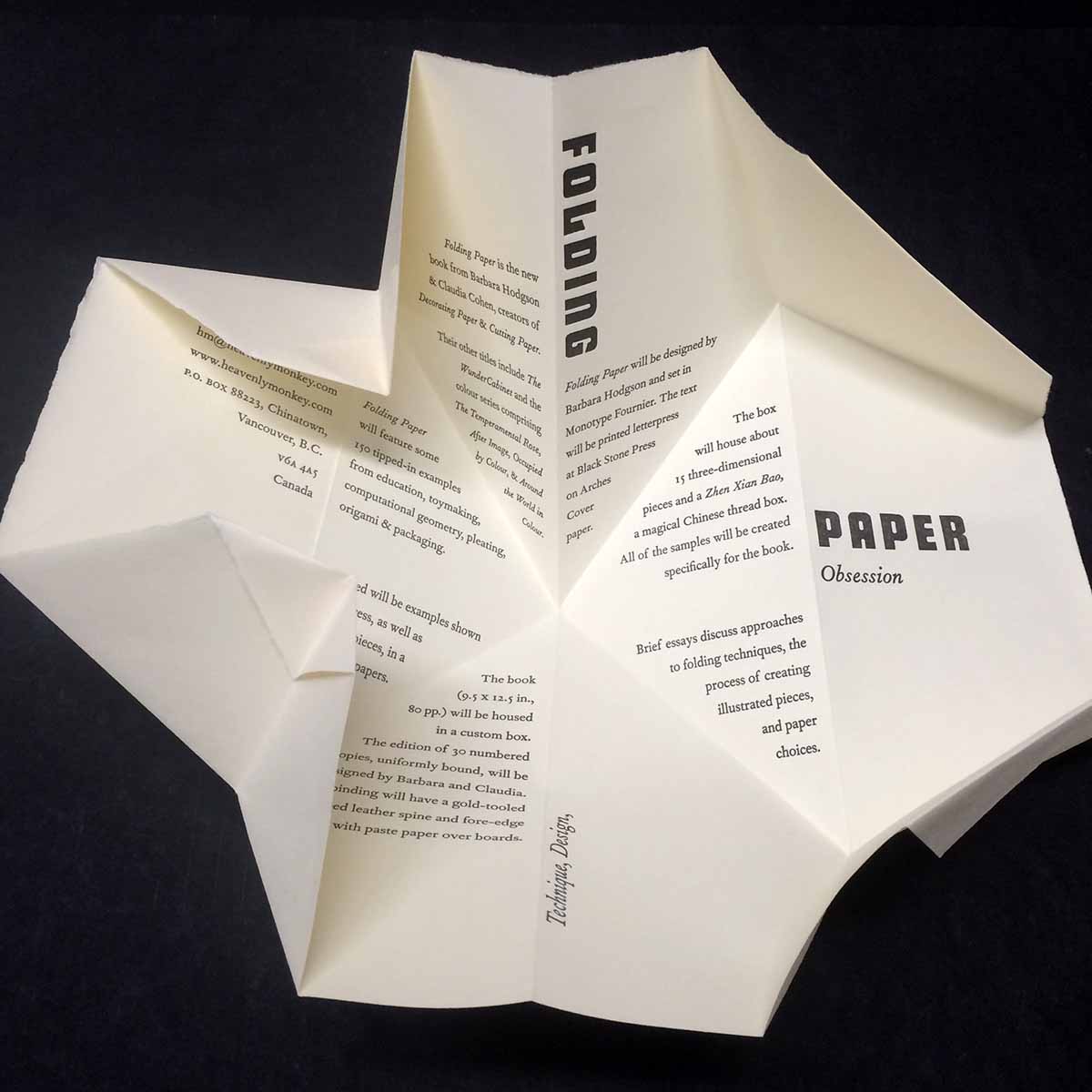 Heavenly Monkey: Folded Like a Piece of Paper