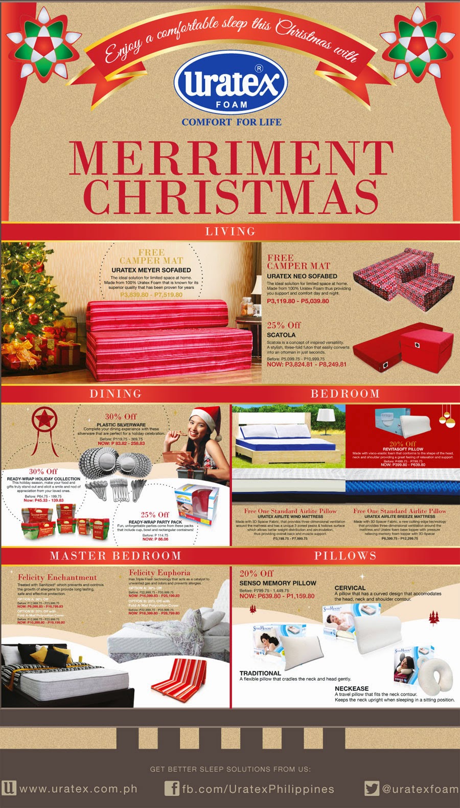 Manila Shopper: Uratex Holiday Promo: Dec 2014