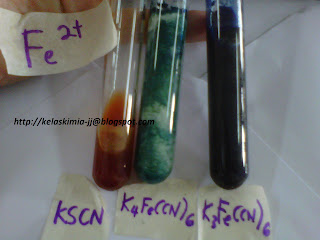 Kelas Kimia: Ujian Pengesahan Ion Ferum (II) dan ion Ferum (III)