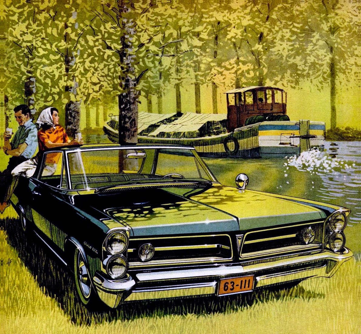 Art Contrarian: Art Fitzpatrick and Van Kaufman: Early Pontiac Grand ...