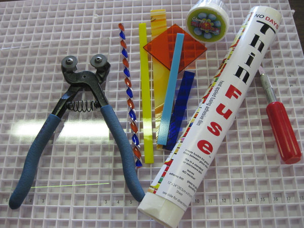 No Days Adhesives: Creating Fused Glass Mosaics ~ A Tutorial