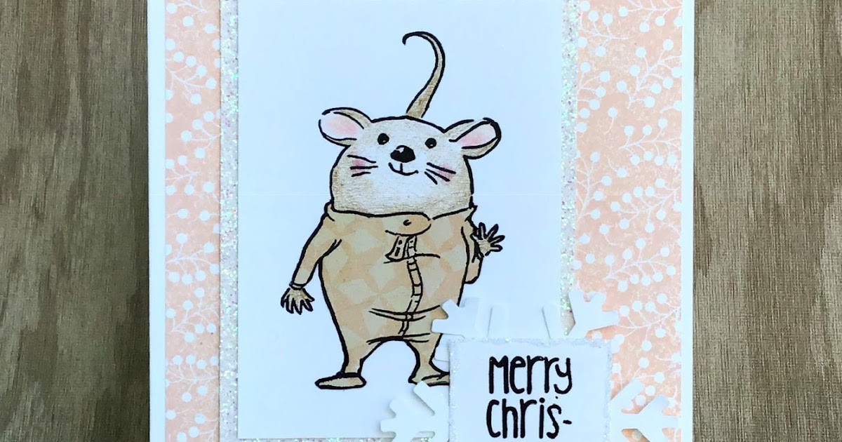 My Little Stamping Blog: Pastel Chris-mouse Card