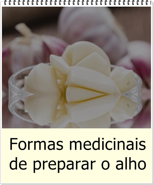 Planeta Natureza: Formas medicinais de preparar o alho