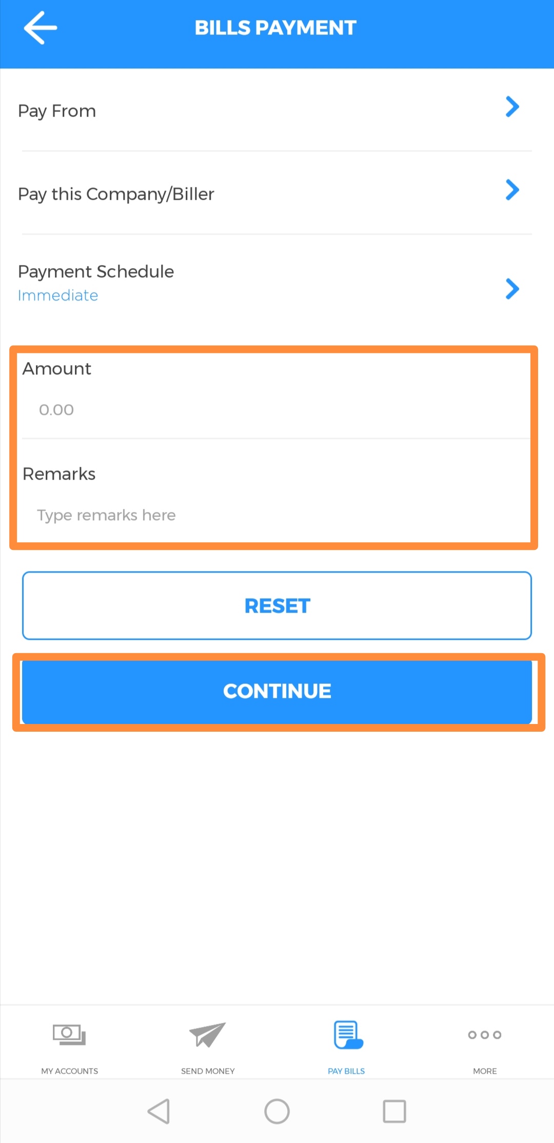 Primewater Bill Payment via BDO Online Banking App