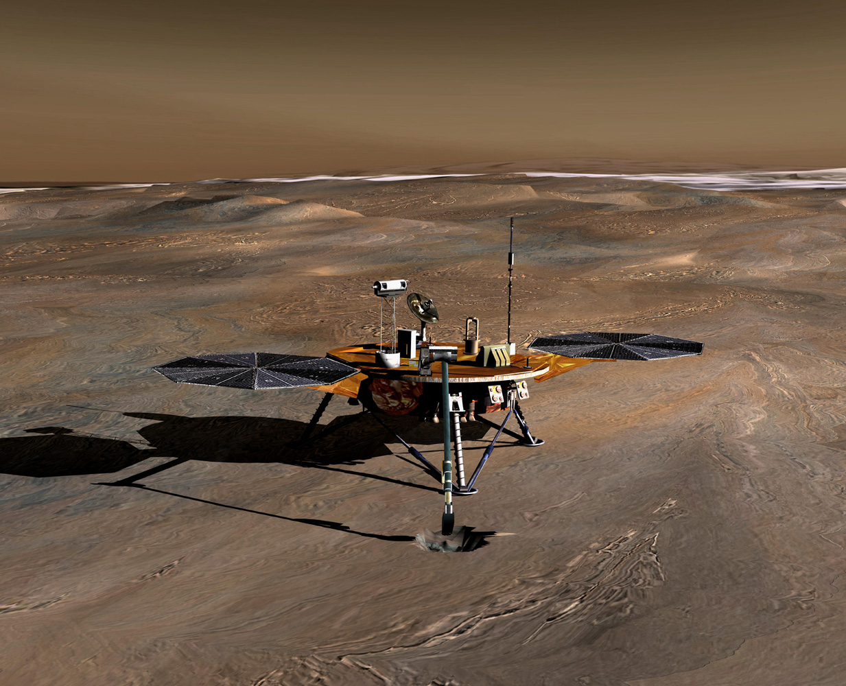 Orbiter.ch Space News: Used Parachute on Mars Flaps in the Wind