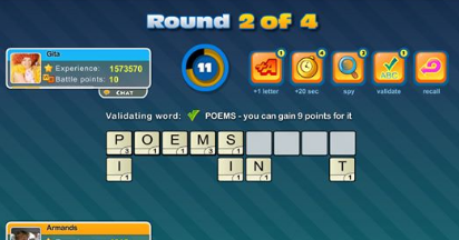 My Facebook Game List: Word Battle