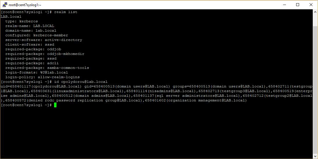 How To Join a CentOS 7 machine to an Active Directory domain