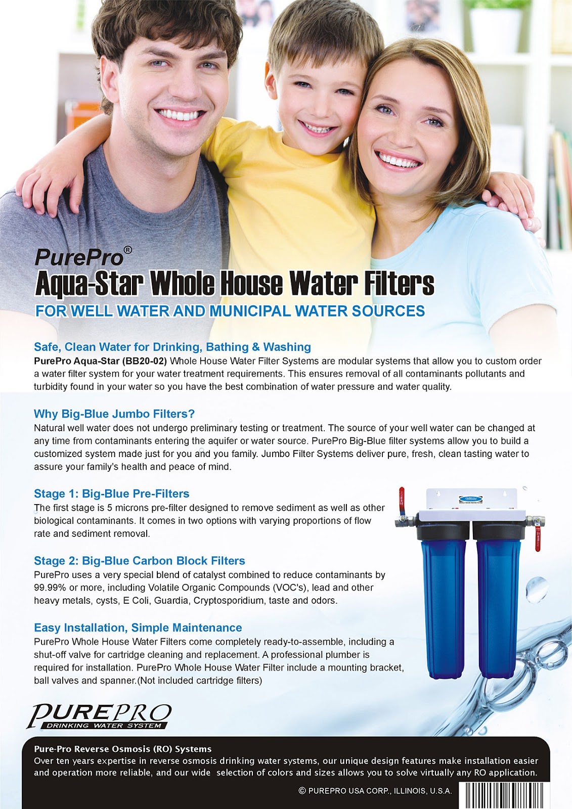 PurePro® Whole House Water Filter