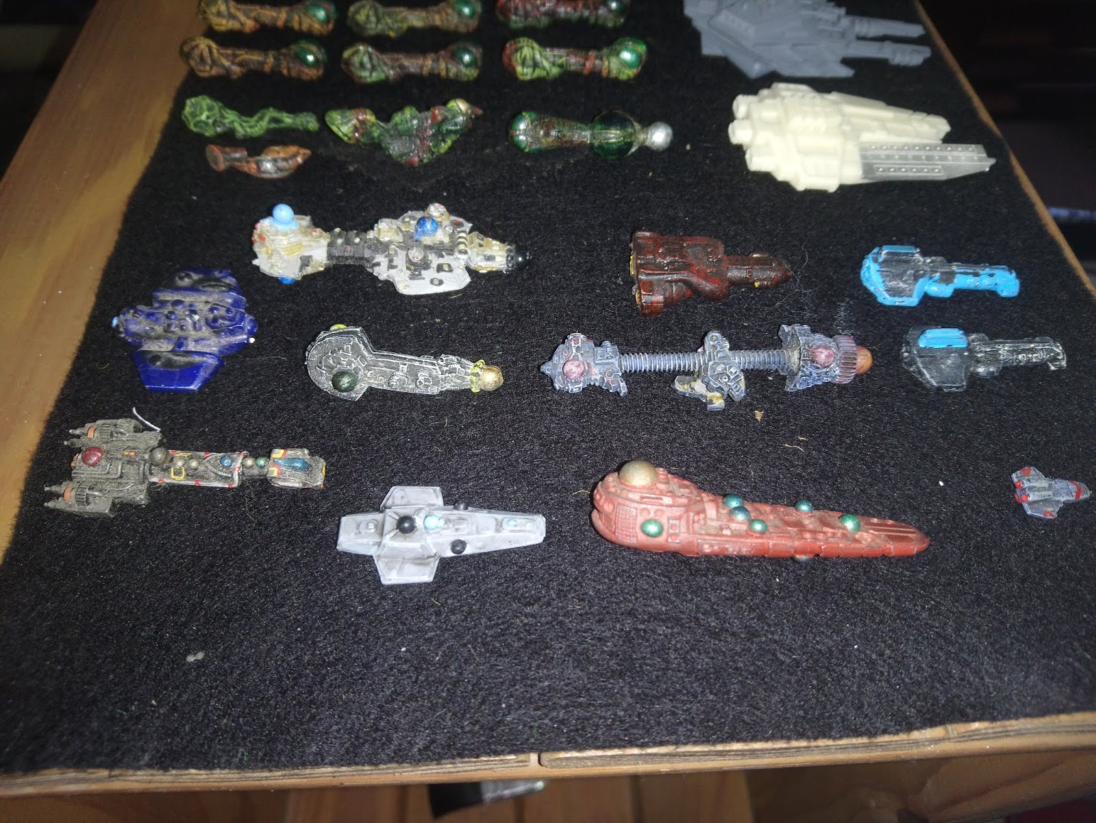 Model kits and Wargames: Irregular miniatures spaceship haul - old ...