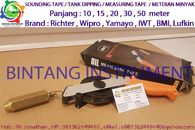 .: 081362449440 Jual SOUNDING TAPE / TANK DIPPING / MEASURING TAPE ...