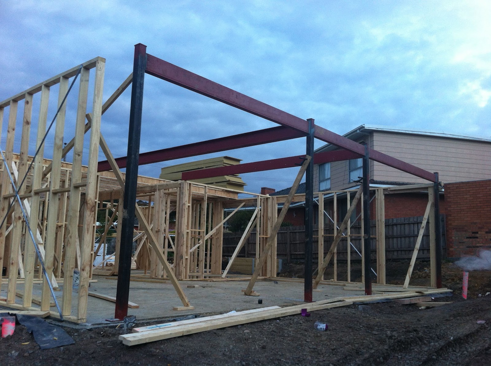 Sandringham 45 - Porter Davis: Frames - almost completed