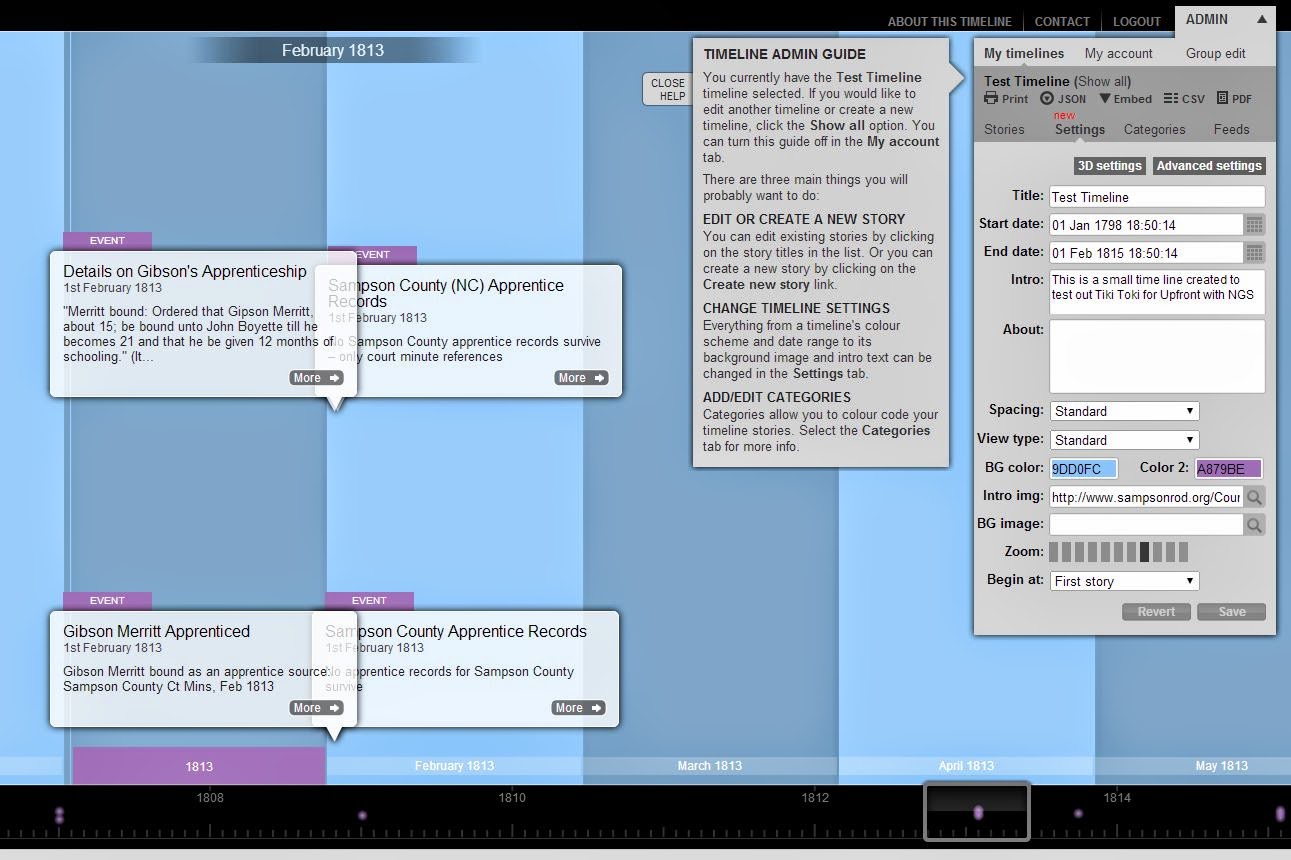 UpFront with NGS: Tiki-Toki a fun free timeline creation tool that can ...