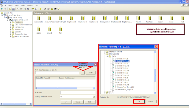 Technology Sharing How To Attach Mdf File In Sql Server