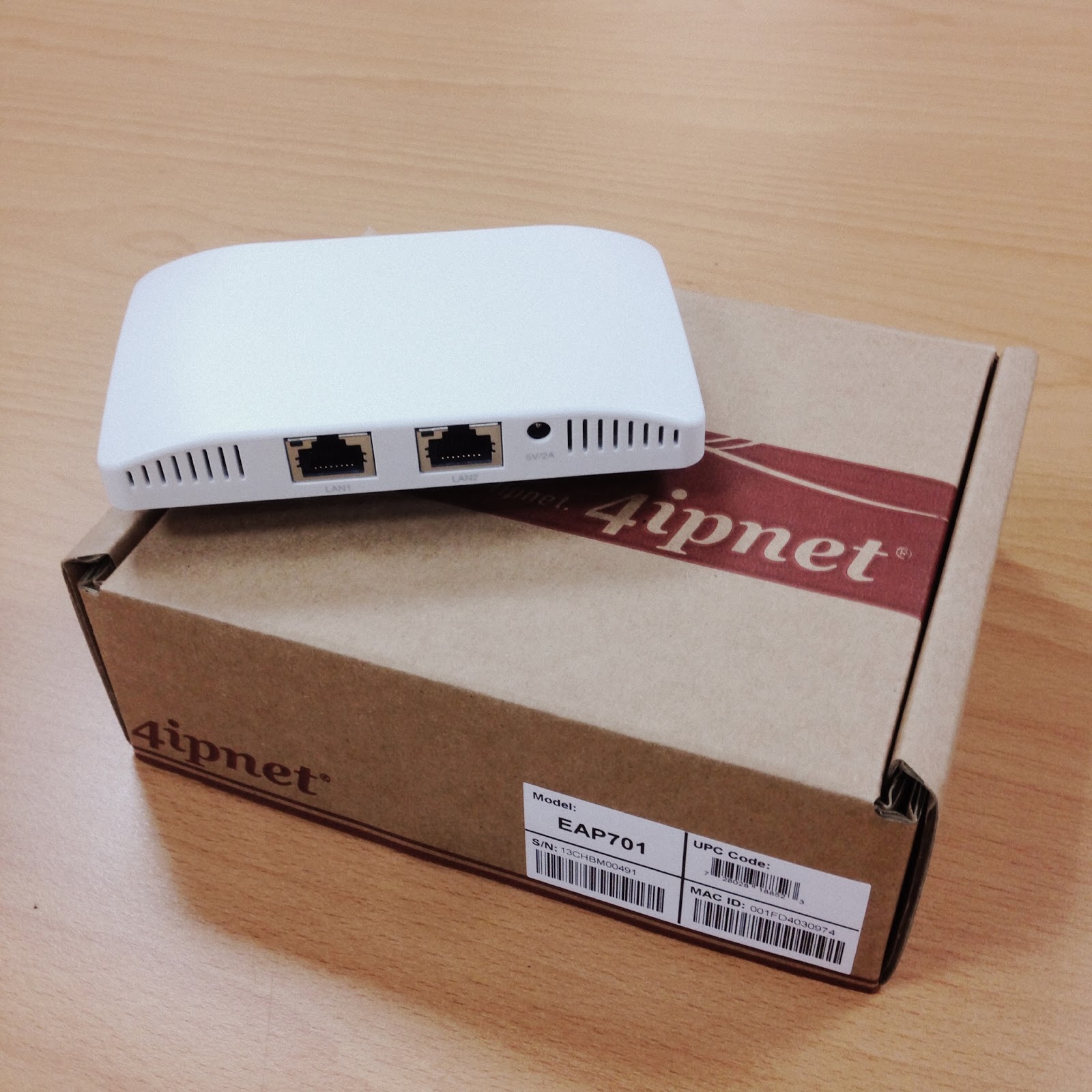 4ipnet Launches the EAP701, an In-Wall 11n Wireless Access Point for an ...