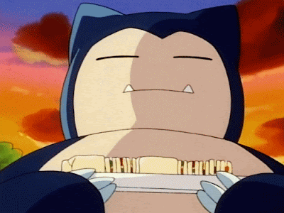Snorlax Eating Sandwiches