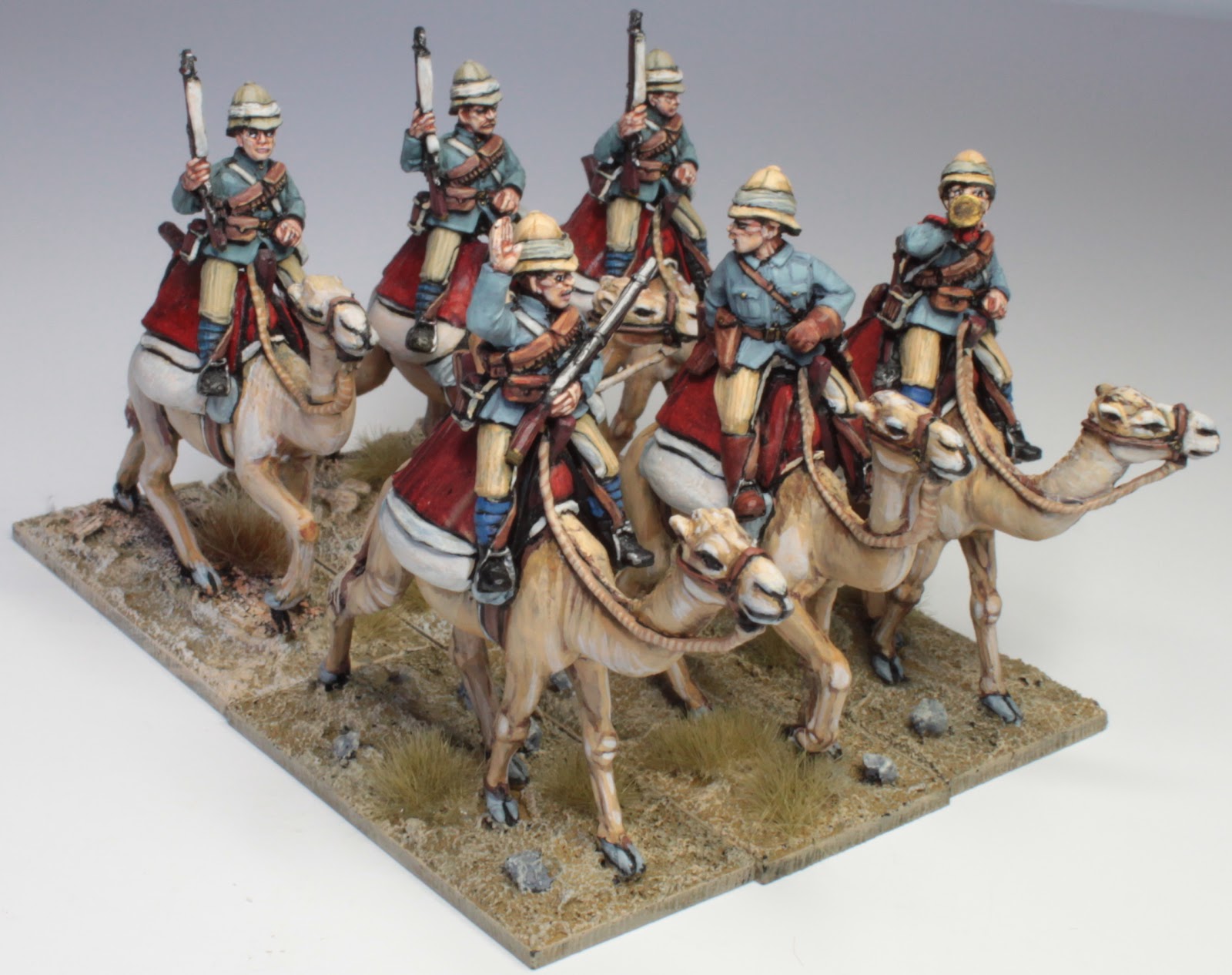 28mm Victorian Warfare: Mounted Camel Corps Command