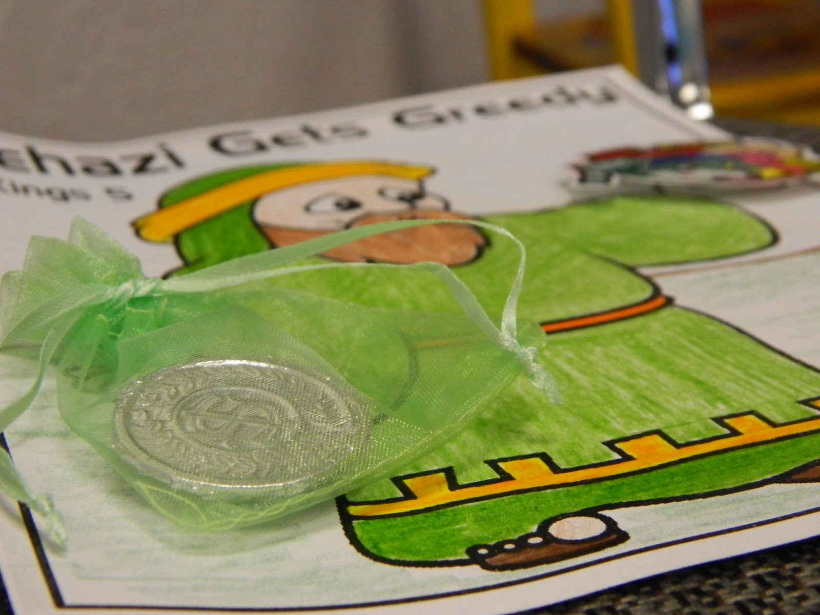 Hands On Bible Teacher: Gehazi Gets Greedy