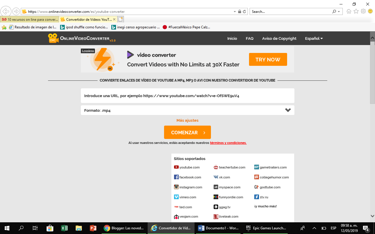Convertidores de archivo online