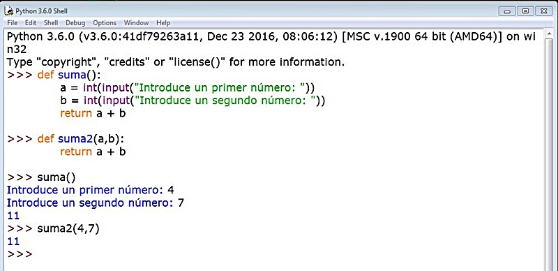 APRENDER A PROGRAMAR CON PYTHON: FUNCIONES DEFINIDAS POR EL USUARIO I