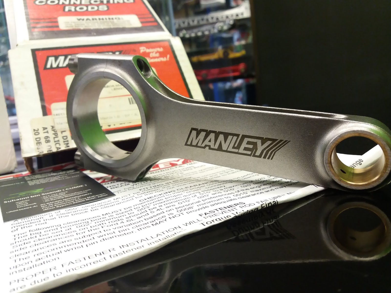 RS RACING MOTORSPORTS: MANLEY CONNECTING ROD HONDA B18C