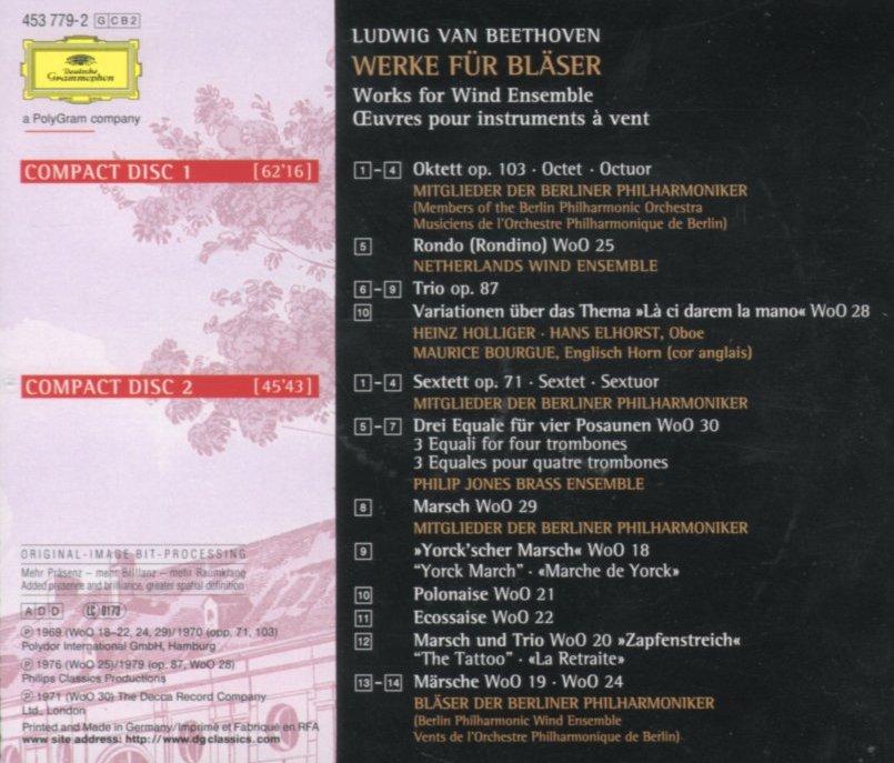 Música clásica: Beethoven - Varios - Edición completa (XV)