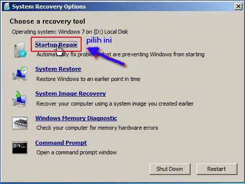 5. Selanjutnya proses akan berjalan, lakukan restart jika diminta.