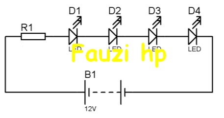 Rangkaian Lampu Led - Belajar Elektronika