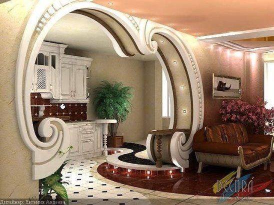 Latest 50 POP arch designs for modern living rooms 2019