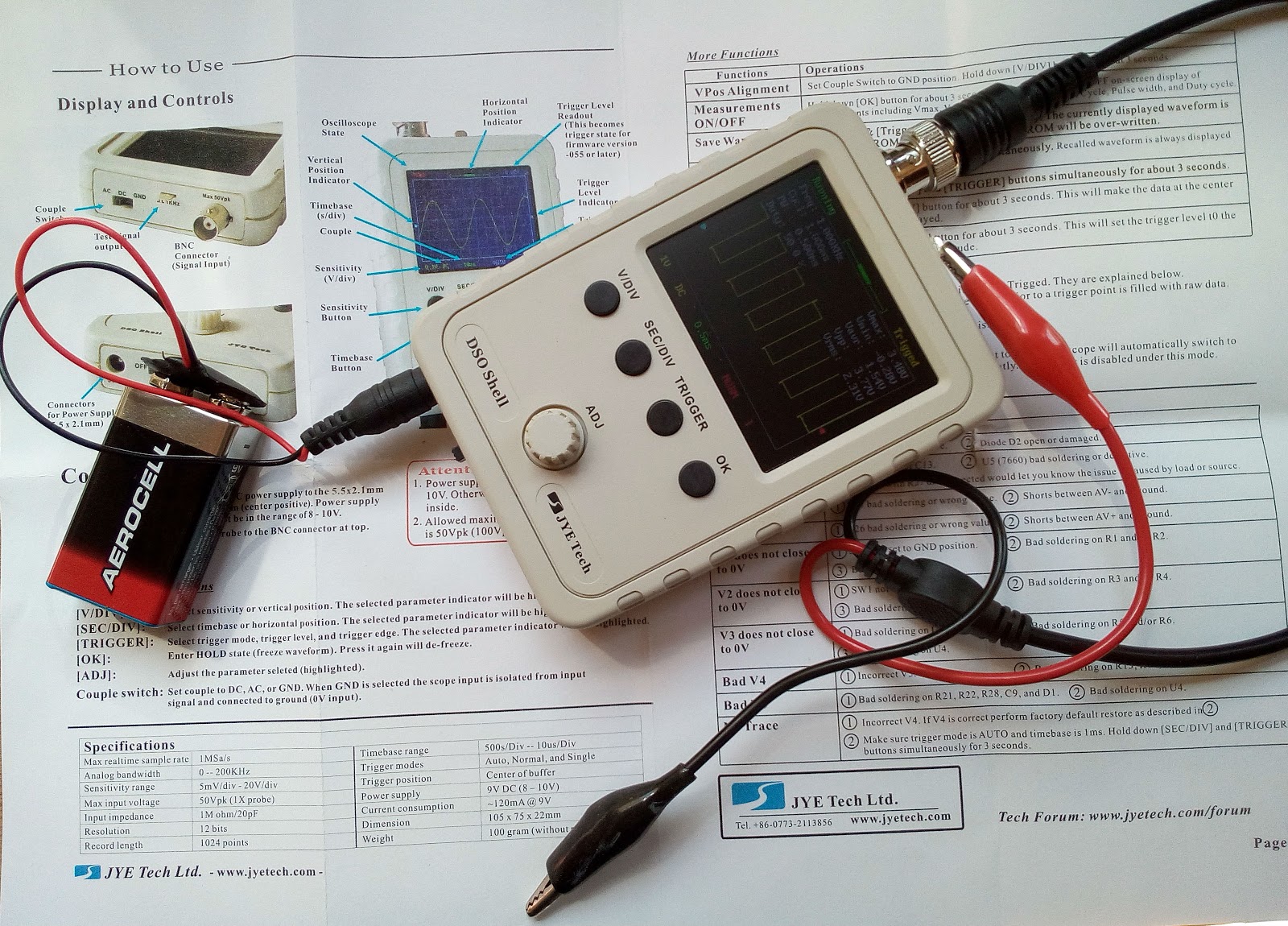 The Jeronimus.Net blog: DSO 150 digital oscilloscope
