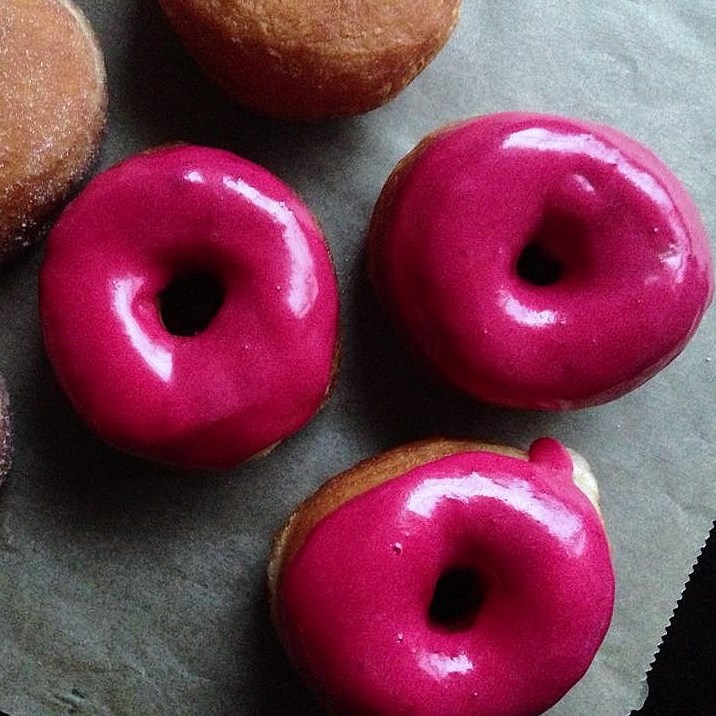 The Game Bird Food Chronicles: Recipe: Cranberry Glazed Ring Doughnuts