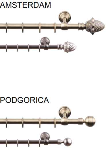 Cornize perdele-Galerii perdele metalice living dormitor preturi ...