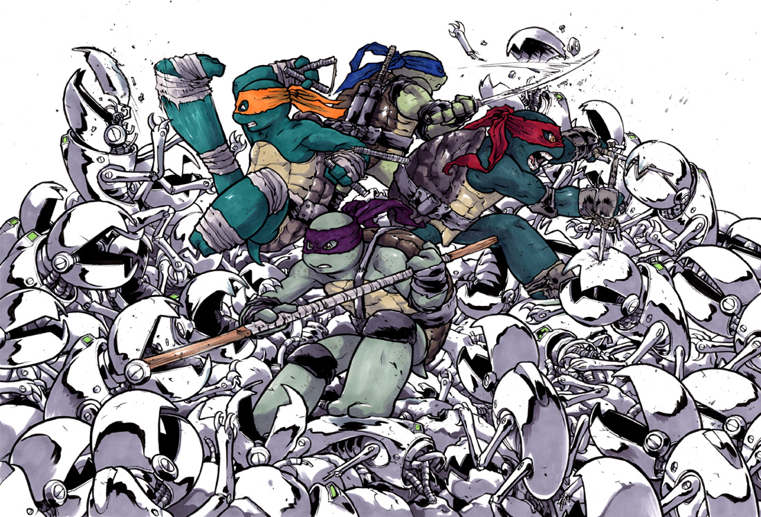 GAMING ROCKS ON: Anime/Cartoon/Comic Art #5: Teenage Mutant Ninja ...