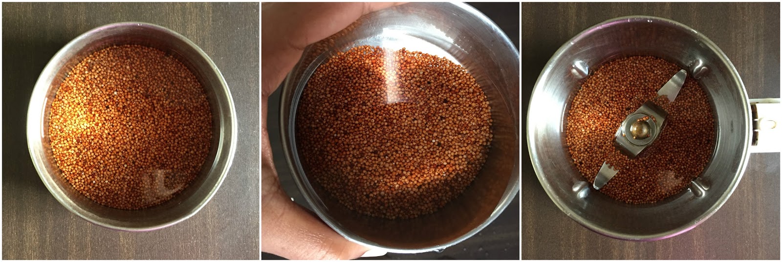 Indulge...: Ragi Kanji for infants | Ragi Porridge | Muthari Kurukku ...