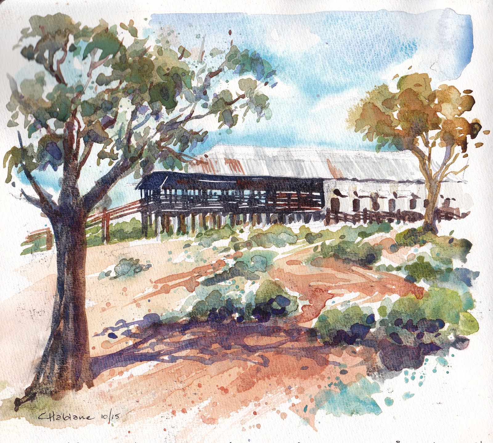 Urban Sketchers Australia: A City Slicker’s Visit to the Australian Outback