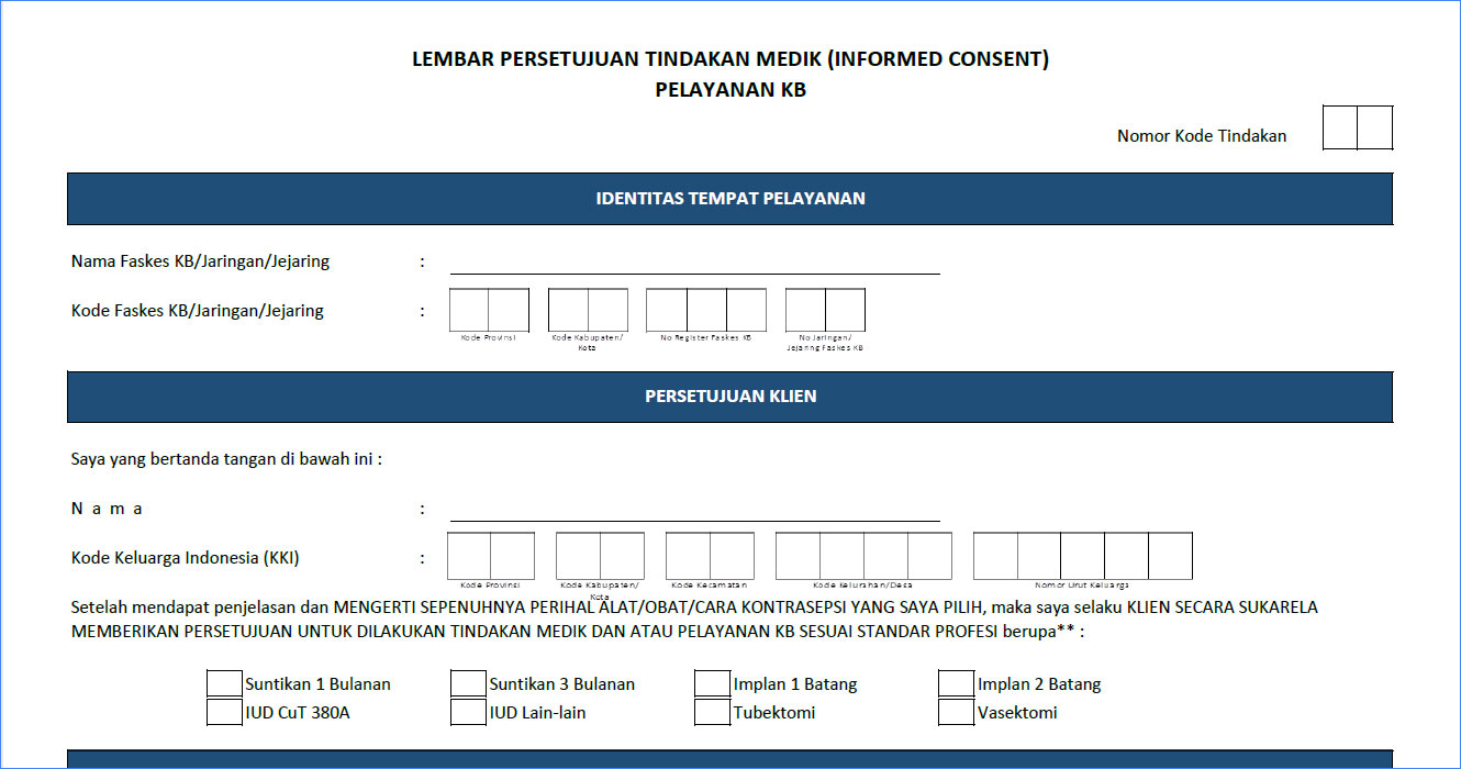 Lembar Persetujuan Tindakan Medik (Informed Consent) - GG FILE