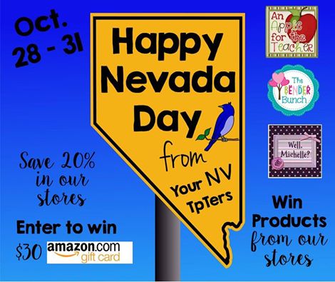 An Apple For The Teacher: Happy Nevada Day!