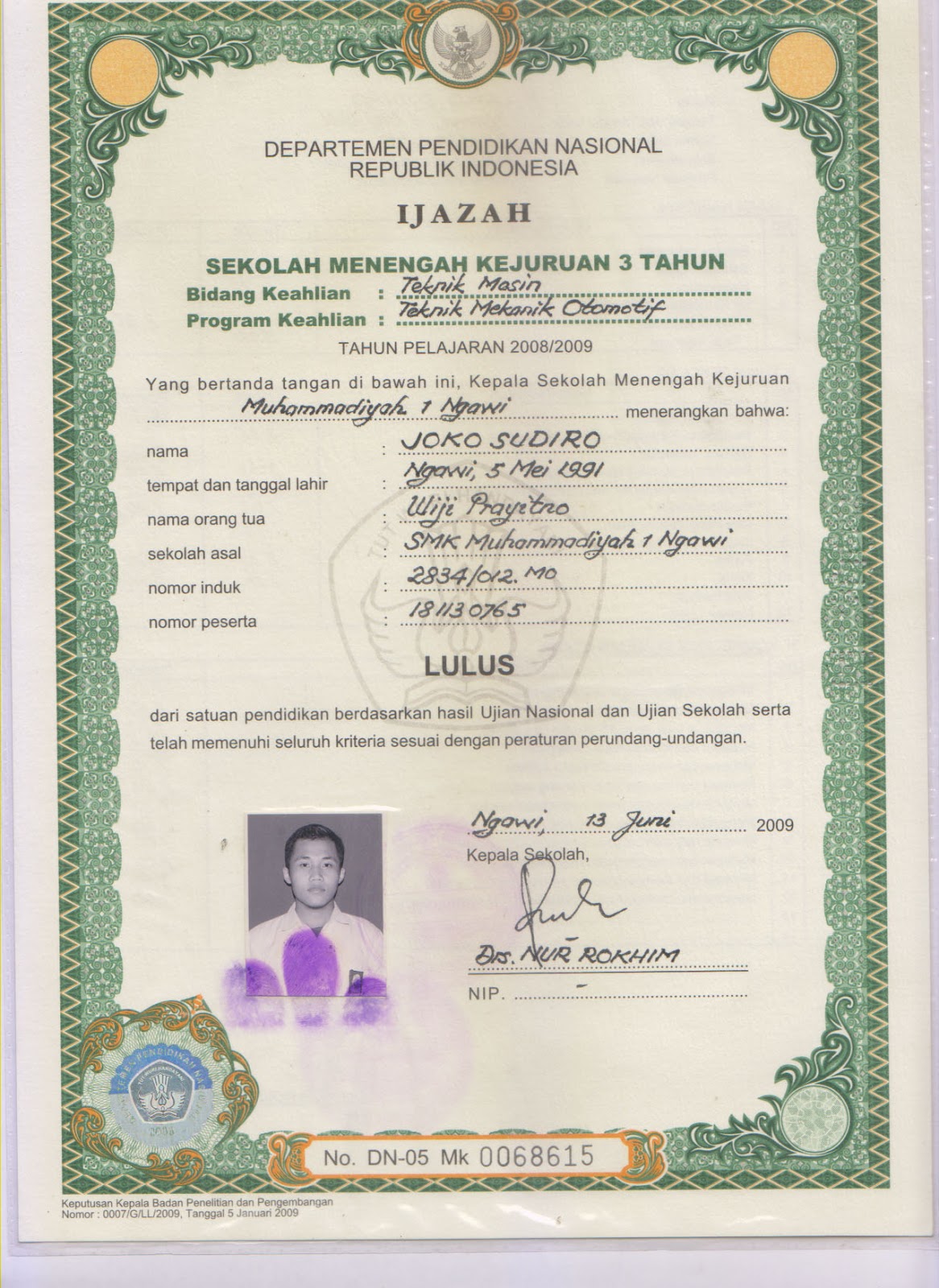 HOME: cara cap 3 jari yang benar