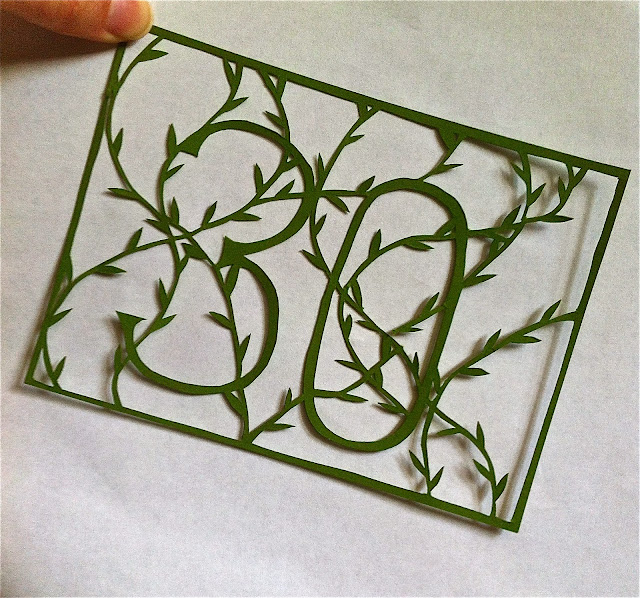 Paper Cuts by Katie: A Vine Birthday Card