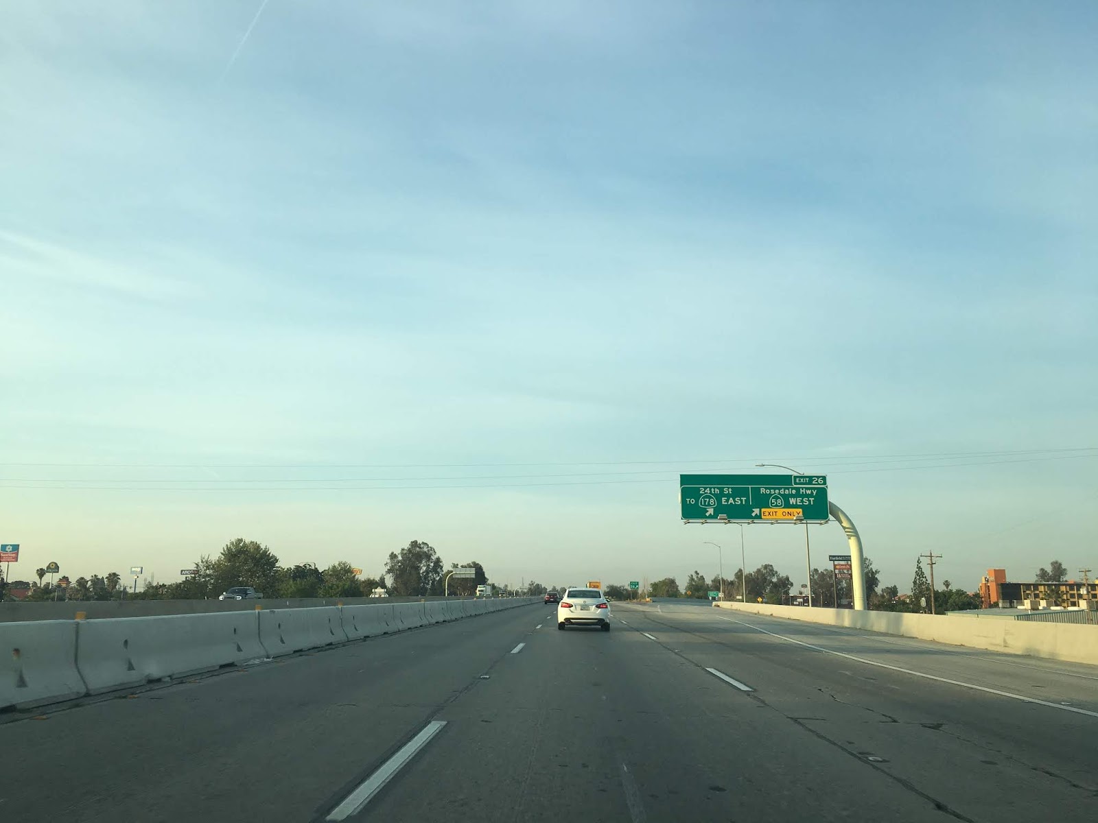 California State Route 58 from CA 99 in Bakersfield east to Interstate ...