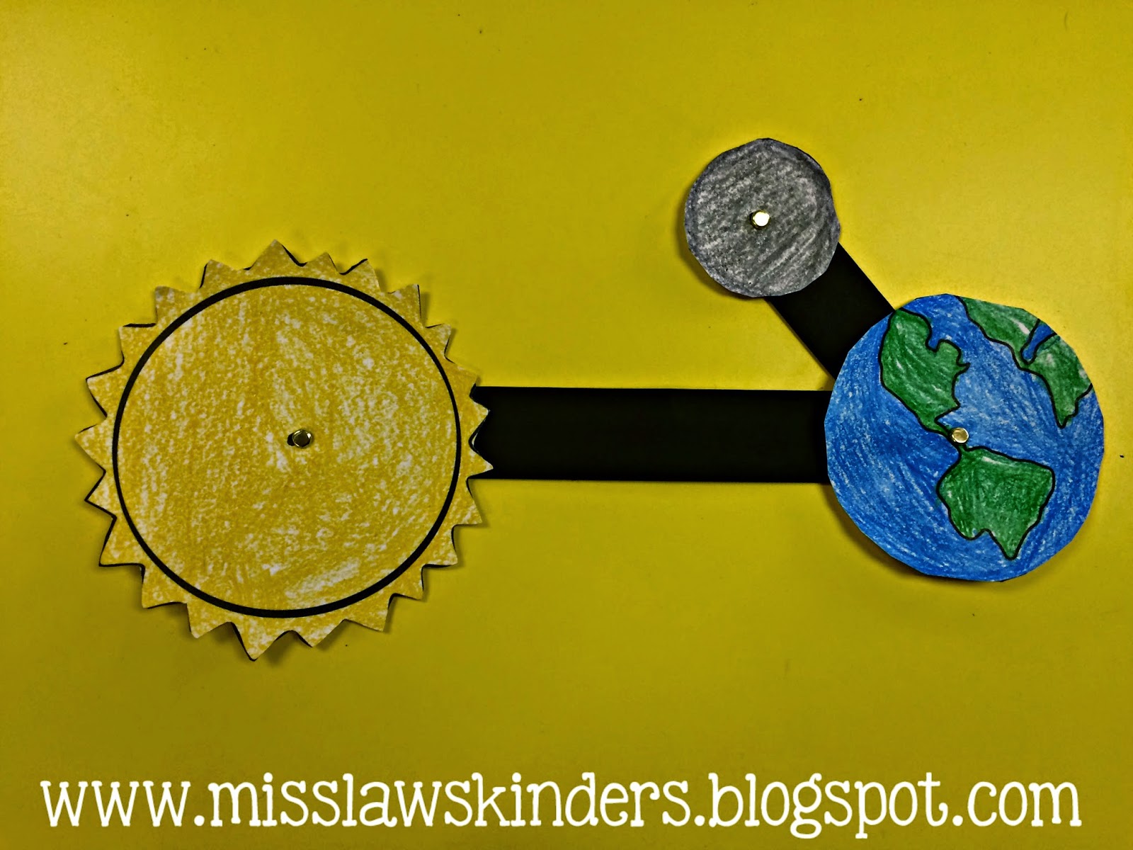 Miss Law's Kinders: Space Unit-{Earth's Rotation & Moon Phases}