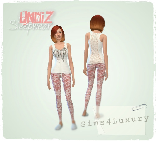 Sims 4 CC's - The Best: Sleepwear by Sims4Luxury