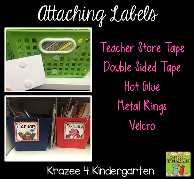 Krazee 4 Kindergarten: Classroom Library Labels