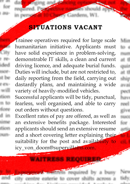 Icy's Blunt Pencil: Friday Flash - Situation Vacant