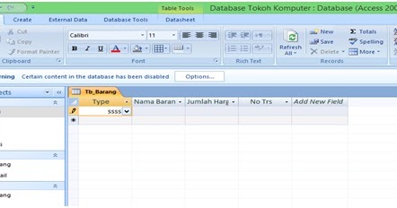 Dasar membuat form di MS Access - TEKNOLOGI INFORMASI