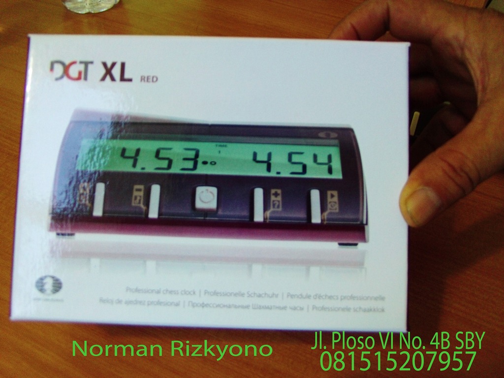 DGT XL NEW RED EDITION, Jam Catur Professional Terbaik | JUAL ...