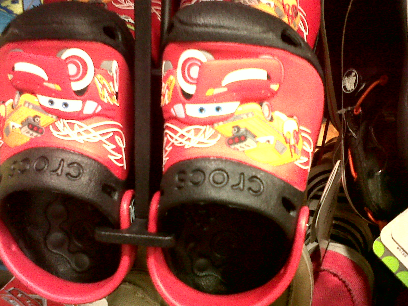 LaLa Shop Online: CROCS MCQUEEN DRAG RACING (Black/Red)