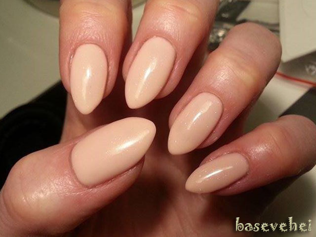 baseveheinails: Jak zrobić migdałki za pomocą Semilac - Hard - Basevehei
