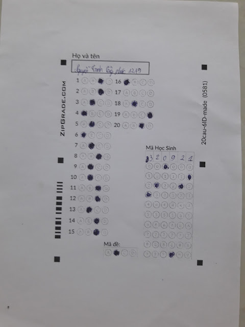 Hướng dẫn cách chấm bài trắc nghiệm với App ZipGrade trên điện thoại ...