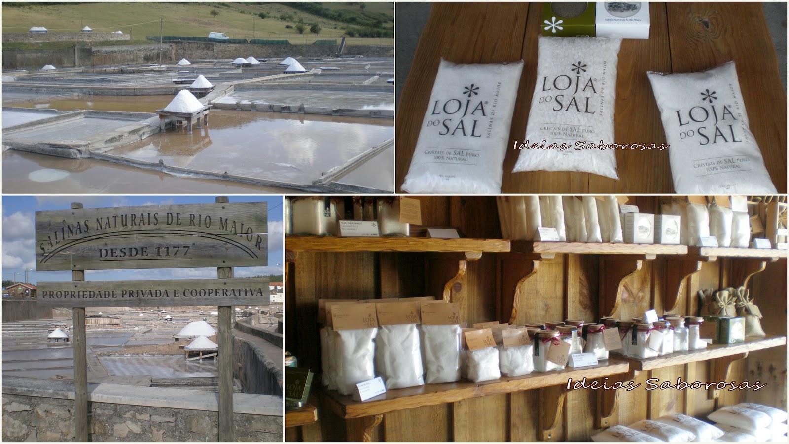 Ideias Saborosas: Salinas de Rio Maior - Flor de sal