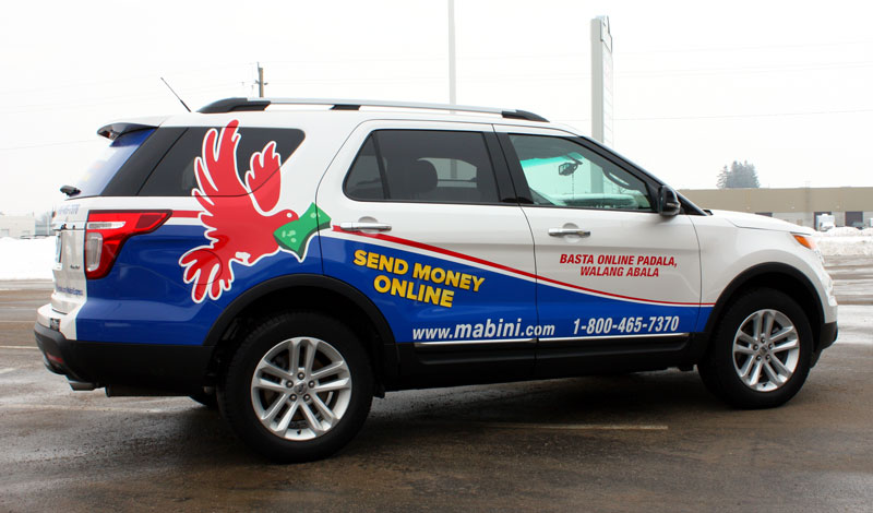 Partial vehicle wrap - Eminent Custom Graphics inc.